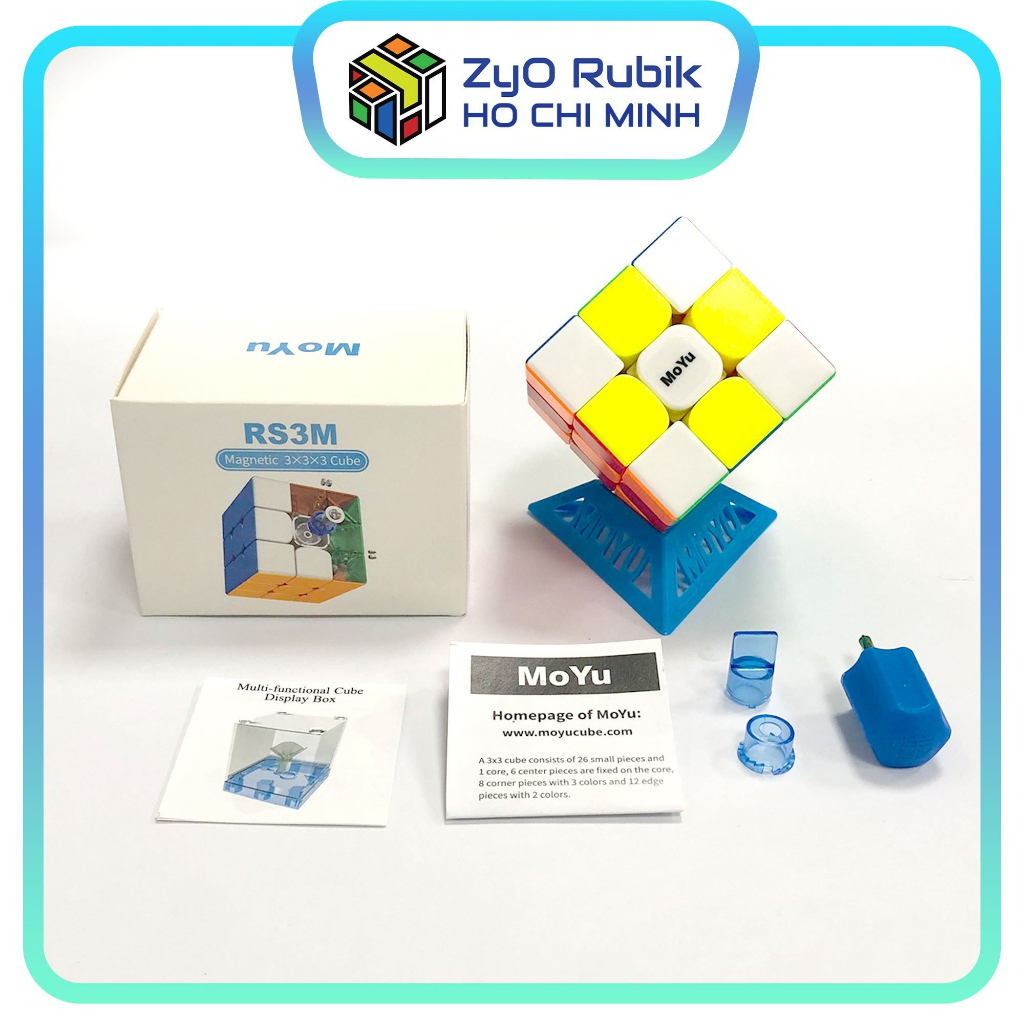 Rubik RS3M 2020 2 Phiên Bản Stickerless Có nam châm - Đồ chơi phát ...