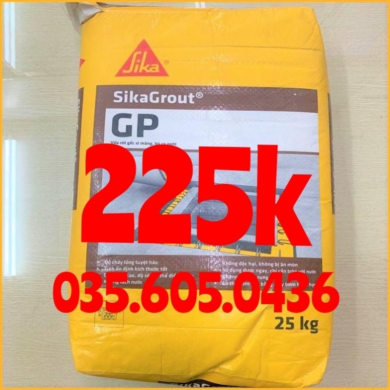 Sika GROUT GP túi 1kg chiết lẻ Vữa rót chống thấm cổ ống xuyên sàn | Shopee Việt Nam