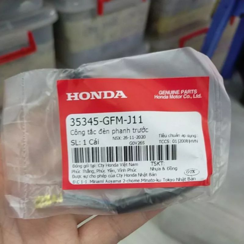 Công tắc phanh Stop tay trái Lead 125, Vision đời đầu 2011 2012 2013 ...
