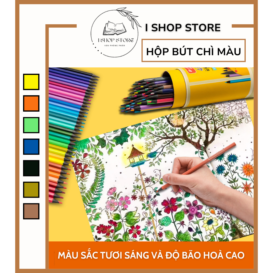 Hộp Bút Chì Màu PENSING Cao Cấp 18/ 24 Màu, Hộp Ống Bìa Cứng | Shopee ...