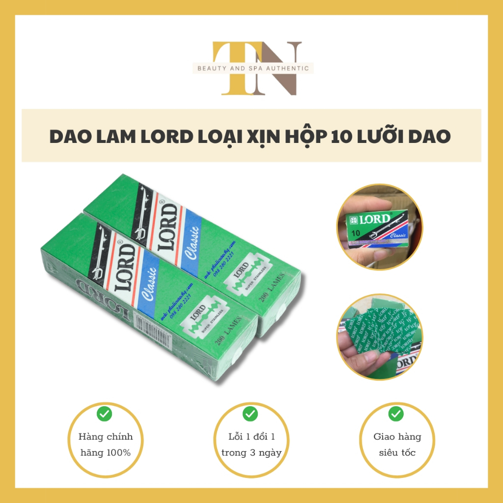 Dao Lam Lord Loại Xịn Hộp 10 Lưỡi Dao | Shopee Việt Nam