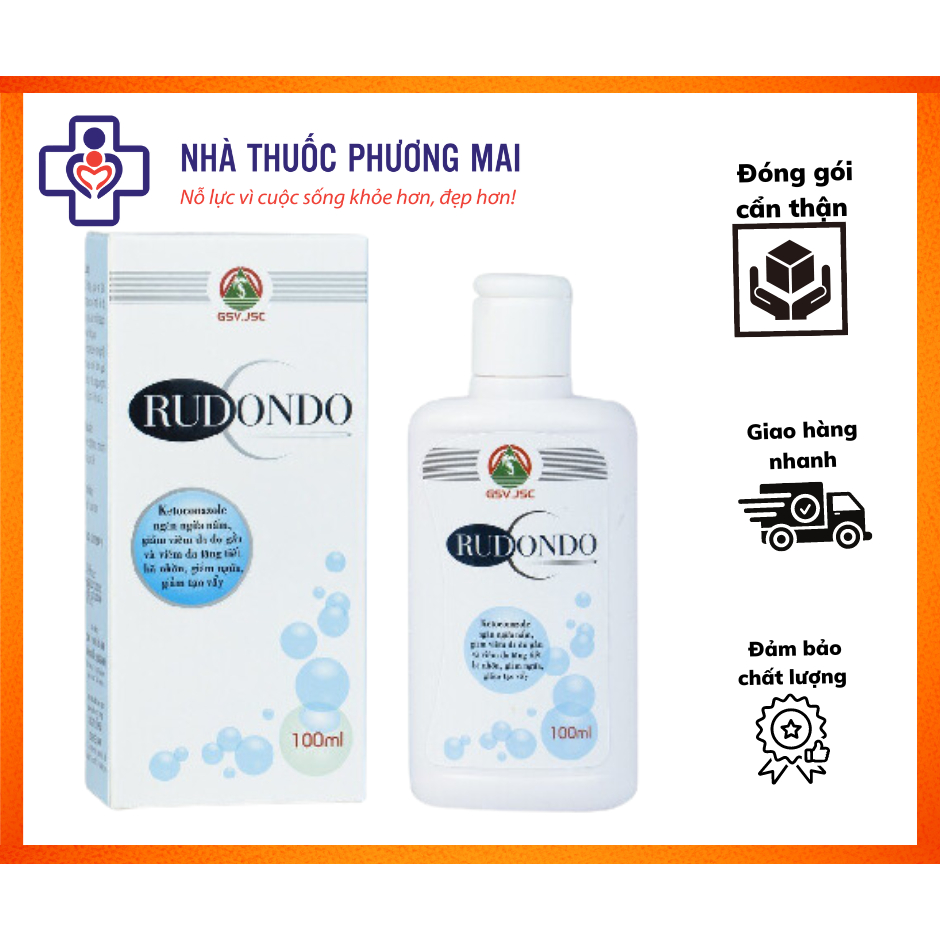 [CHÍNH HÃNG] Dầu gội đầu và dầu tắm giảm gầu và nấm RUDONDO NEW 120ml ...