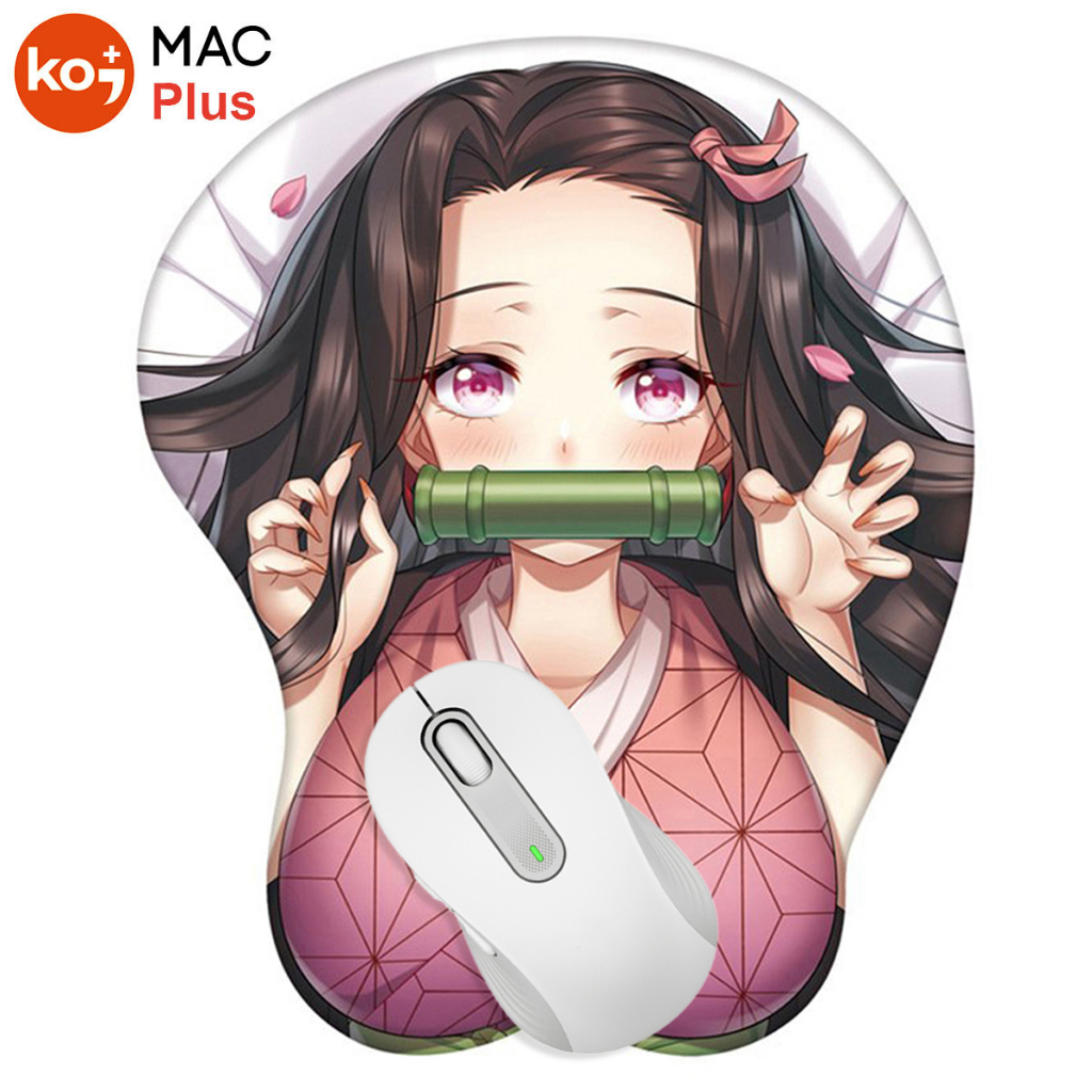 Lót Chuột Anime SILICON 3D CUTE Mouse Pad ( Có Đệm Tay Pad chuột Máy ...
