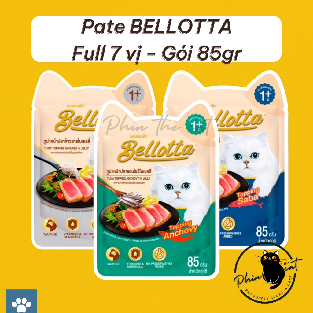 Pate cho mèo Bellotta 85g | phinthecat | Shopee Việt Nam