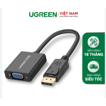 Cáp chuyển đổi Displayport to VGA Ugreen 20415 - hàng chính hãng ...