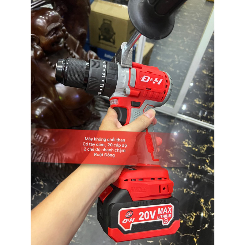 Máy khoan bin ko than có búa mới 100% | Shopee Việt Nam