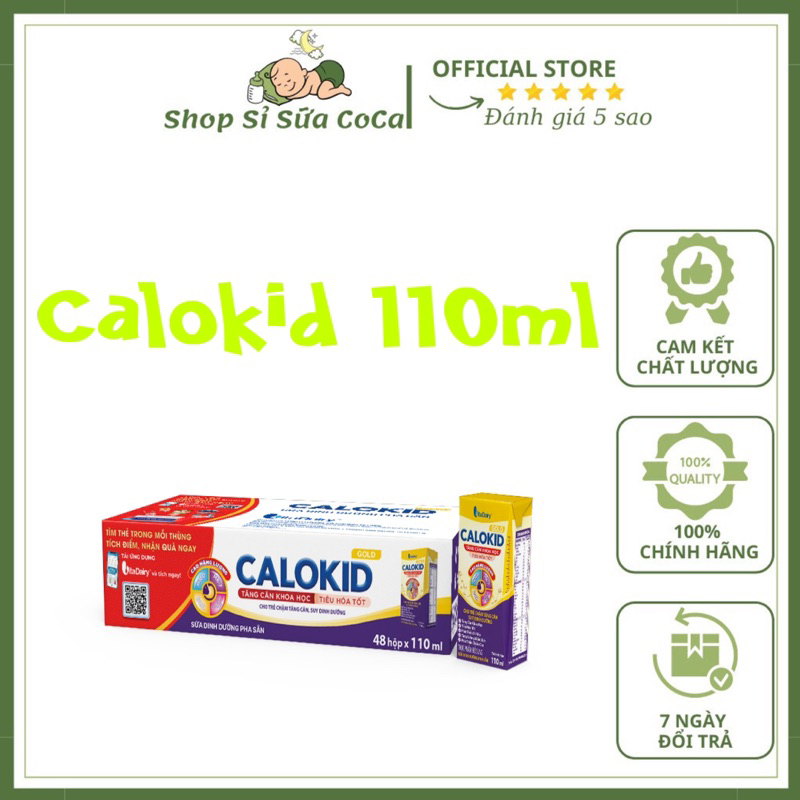 Sữa Bột Pha Sẵn Calokid 110ml /180ml - Thùng 48 hộp | Shopee Việt Nam