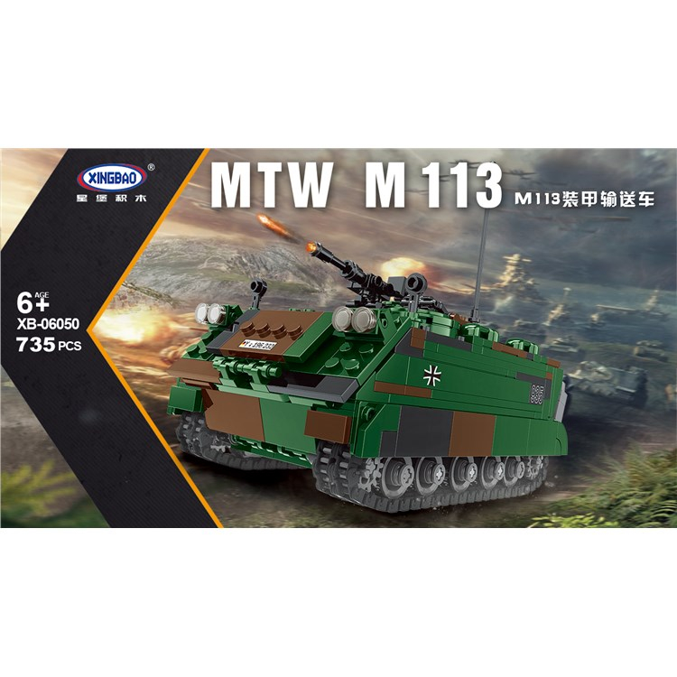 Mô hình lắp ráp xe thiết giáp chở quân M113 Xingbao XB06050 | Shopee ...