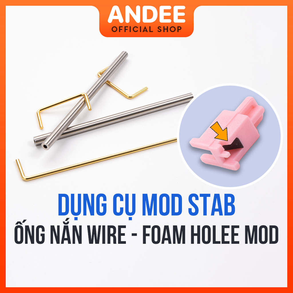 Dụng cụ nắn thẳng wire và foam holee mod giúp mod stab bàn phím cơ ...
