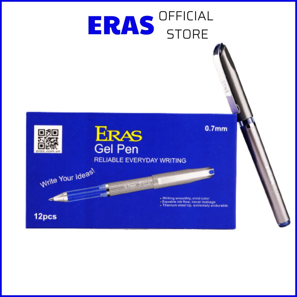Hộp 12 Bút Ký Gel Eras E788 Ngòi 0.7mm Tập Viết Chữ Hán | Shopee Việt Nam