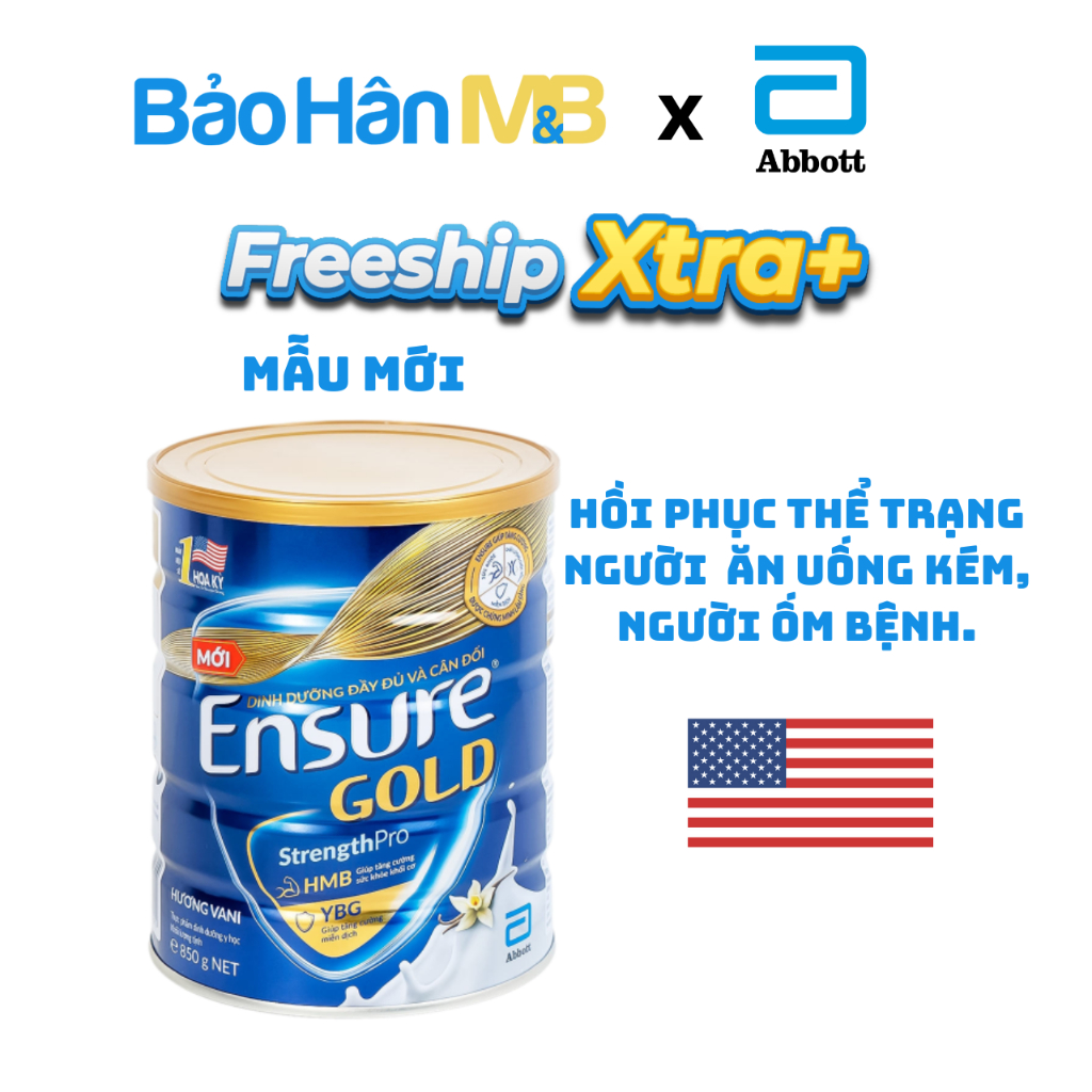 Sữa bột Ensure Gold Hương Vani lon 400g va 800g [ Date Luôn Mới ] chính hãng Abbott | Shopee ...