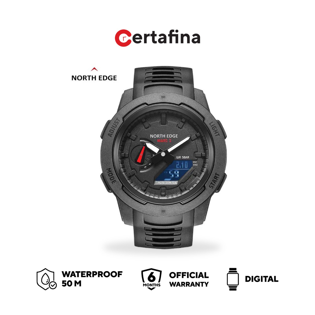 Đồng hồ kỹ thuật số nam North Edge Mars 3 Đồng hồ đeo tay LED thể thao ...