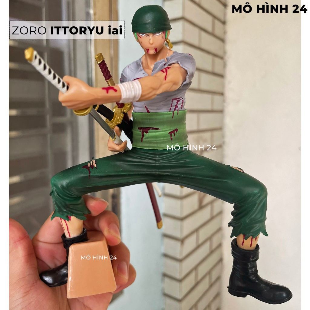 [19x16cm] Mô hình Zoro Ittoryu iai chiến đấu với Mr 1 Nhất kiếm one ...