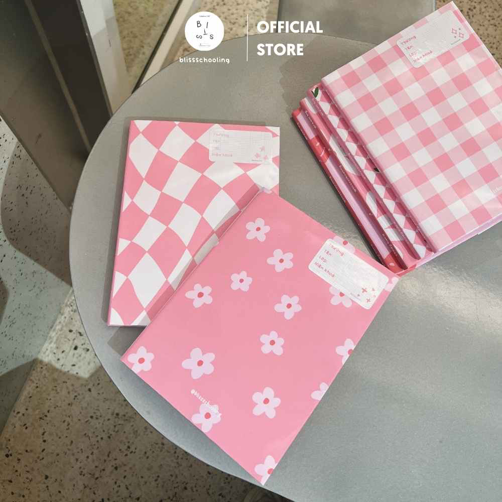 [PINK COLLECTION] Giấy Bao Tập, Bọc Vở, Bao Sách Hồng Pastel | by Bliss ...