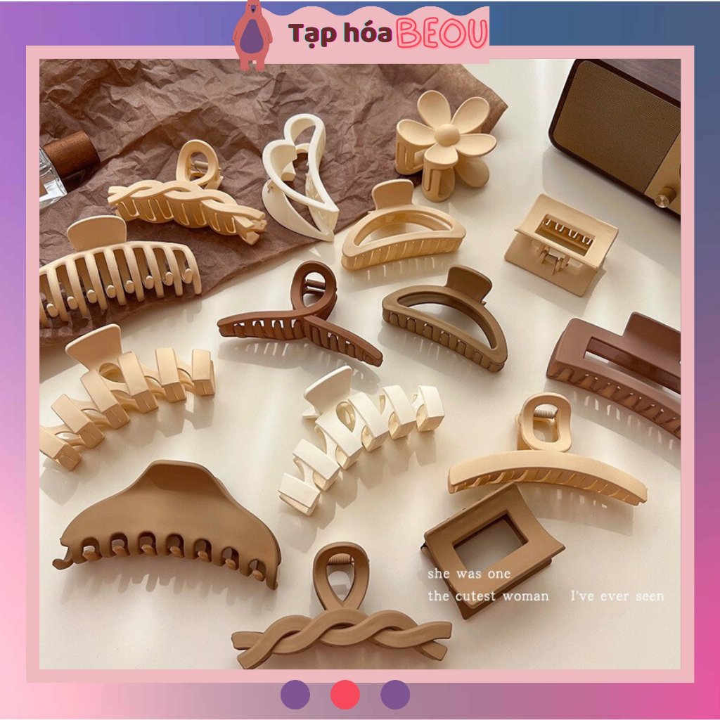 Kẹp tóc hàn quốc cute, kẹp càng cua dài đa dạng kiểu dáng | Shopee Việt Nam