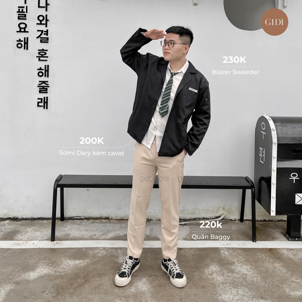 Áo khoác Blazer Sweeder form rộng Nam Nữ tay dài lịch sự,cá tính -áo ...