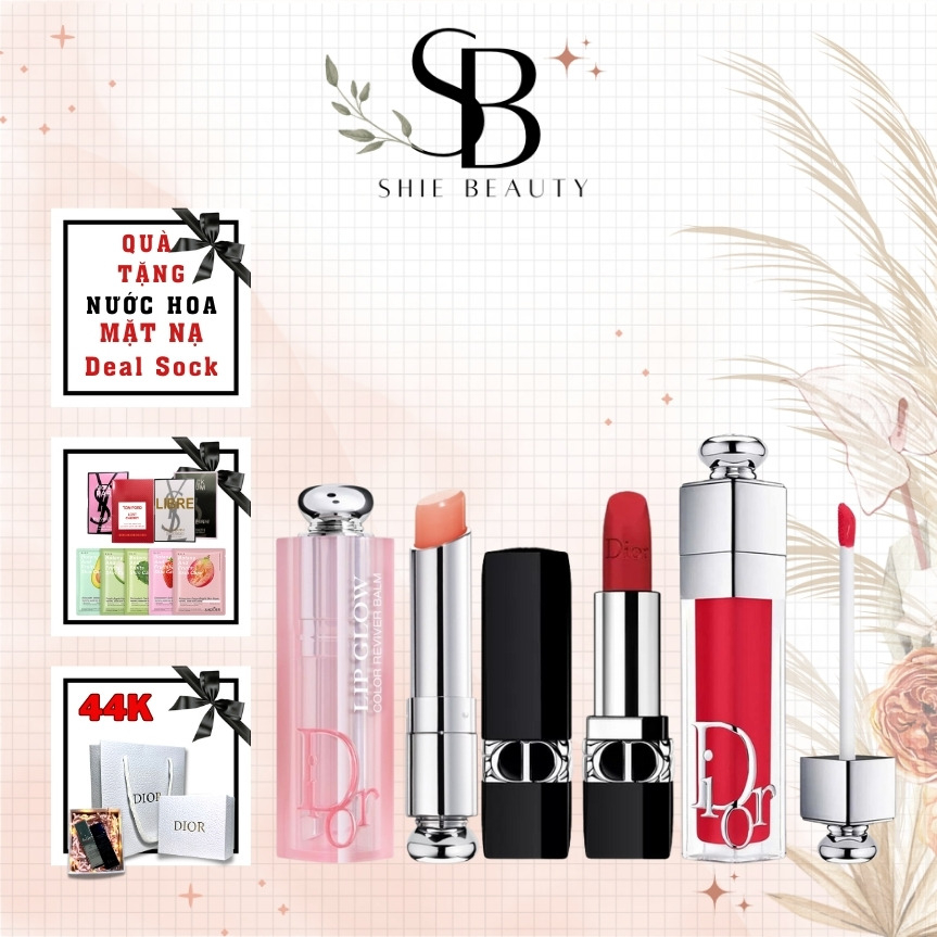 Son Dưỡng Dior Addict Lip Glow, Son Dior Maximizer 018 Full Box 6ML | Shopee Việt Nam