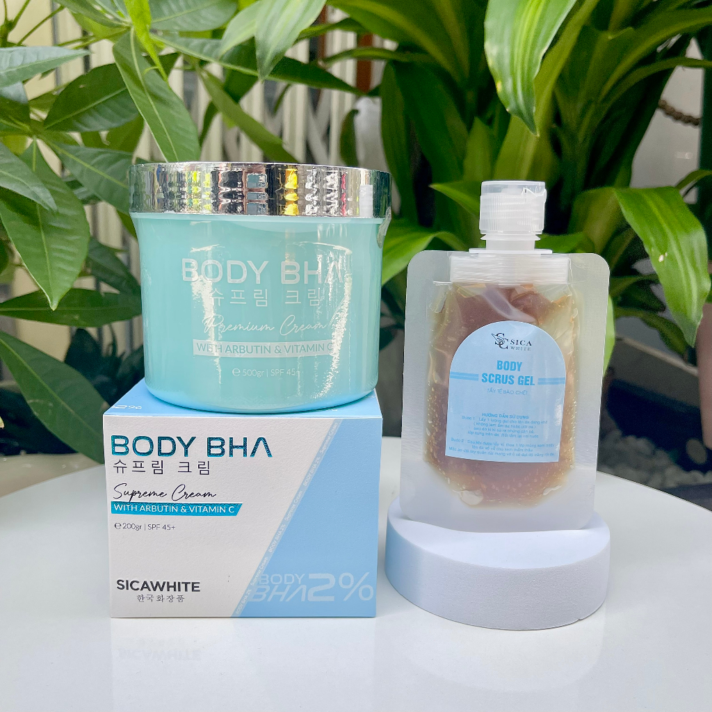 [CHÍNH HÃNG] KEM BODY MẦM GẠO 500Gr & KEM CỐT BHA 500Gr dưỡng trắng da ...
