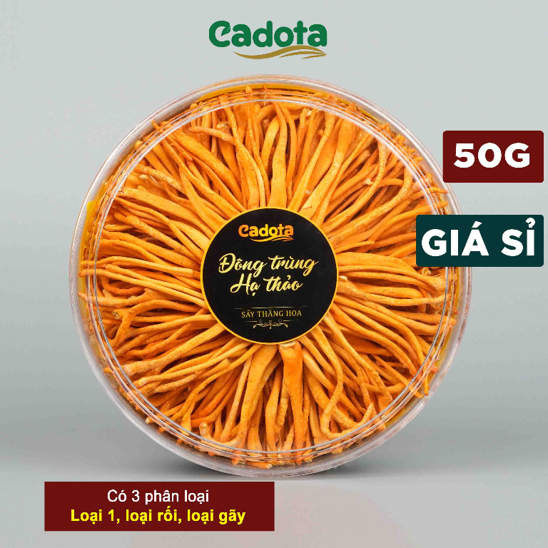 Nấm Đông Trùng Hạ Thảo Khô CADOTA 50g – Sấy Thăng Hoa , Xưởng Trực Tiếp Sản Xuất Nên Giá Cực Hợp ...