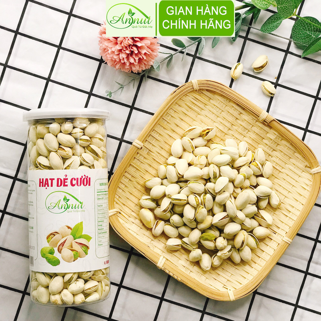 Hạt dẻ cười rang muối Mỹ ANNUT 500g - Hạt dẻ cười Pistachio rang muối ...