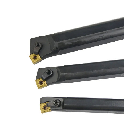 Cán dao tiện lỗ góc 75 độ lắp chíp C12 (SNMG1204/SNMG120408), cán tiện lỗ phi 20 (S20R-MSKNR12 ...