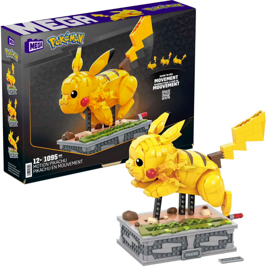 Mô Hình Lắp Ráp Mega Blocks HGC23 Pokemon Pikachu Run! Moving Pikachu ...