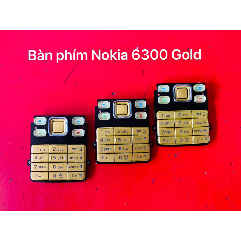 Bàn phím Nokia 6300 Gold mới 100% | Shopee Việt Nam