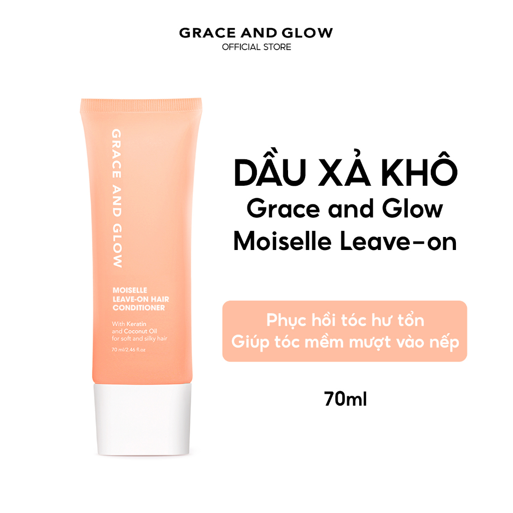 Kem dưỡng tóc suôn mượt Grace and Glow Moiselle Leave-on dưỡng và tạo ... Kem dưỡng tóc suôn mượt Grace and Glow Moiselle Leave-on dưỡng và tạo ...