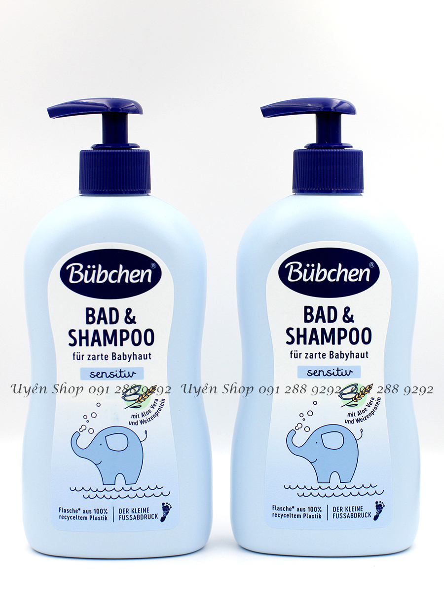 [NỘI ĐỊA ĐỨC] Sữa tắm gội trẻ em sơ sinh Bubchen Bad and Shampoo, sữa ...