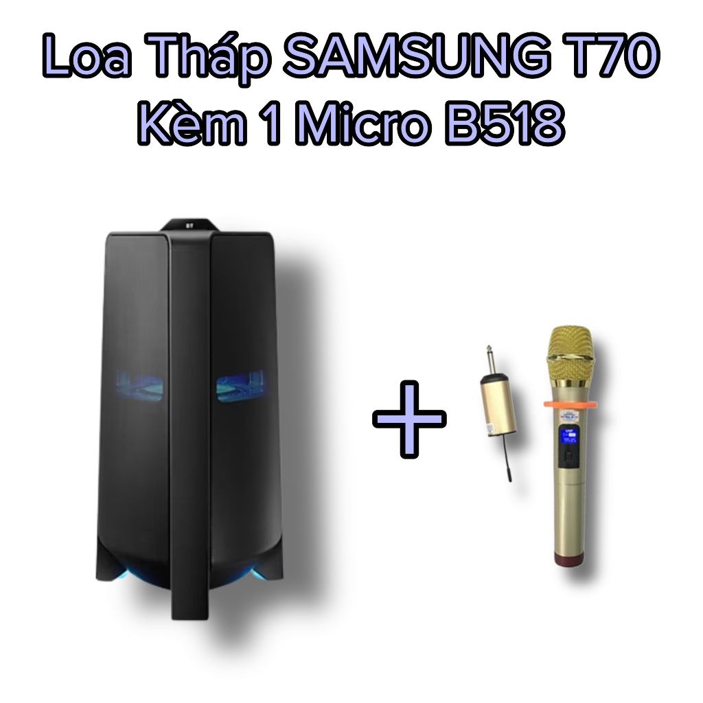 Loa Tháp Samsung MX-T50-T70/XV 1500W Hàng chính hãng - bảo hành 12 tháng + kèm 1 mic b518 ...