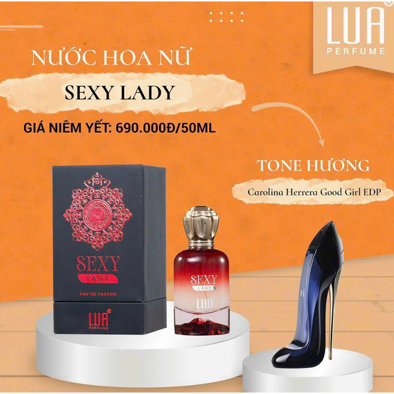 [CHÍNH HÃNG]Nước Hoa Nữ Sexy Lady LUA perfume 50ml | Shopee Việt Nam
