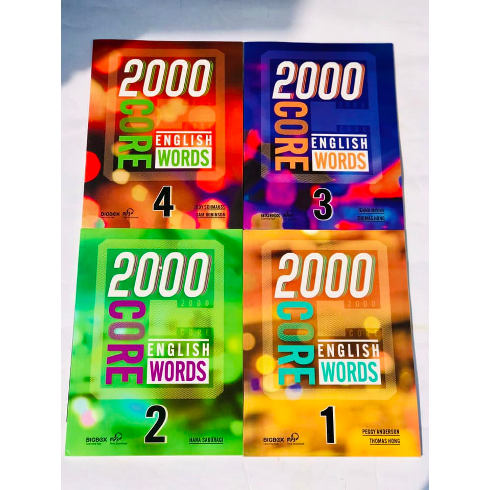 Sách - 2000 core English words - bộ 4 cuốn | Shopee Việt Nam