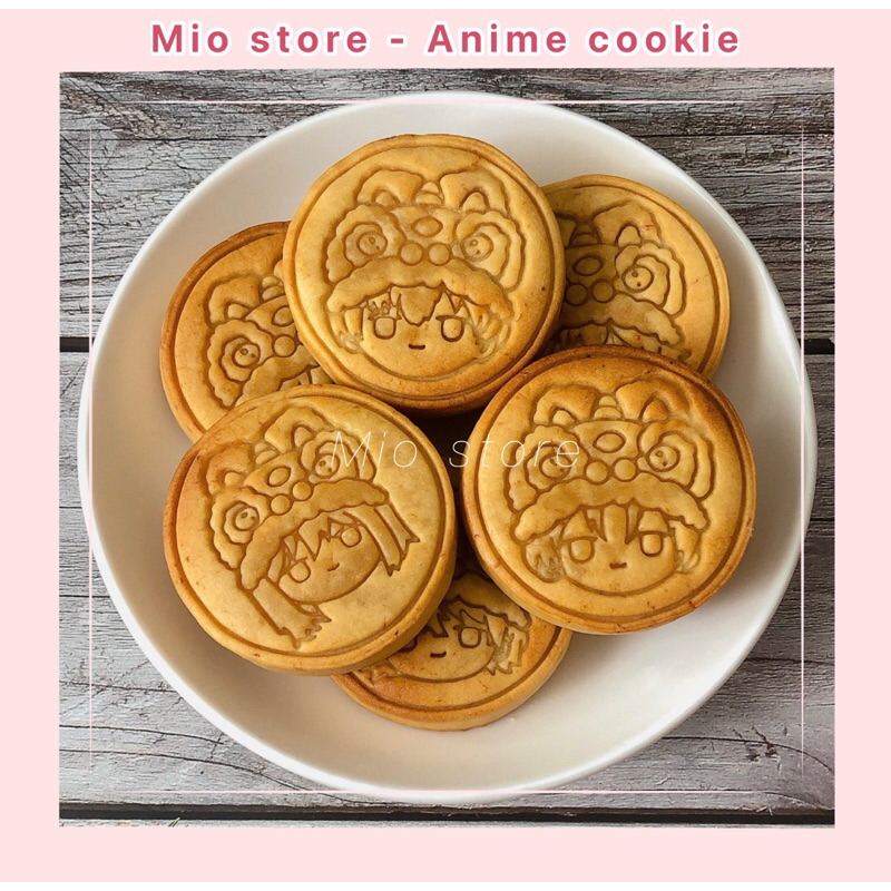 Bánh Blue Lock nhân đậu xanh sầu riêng, dừa sợi và thập cẩm | Shopee ...