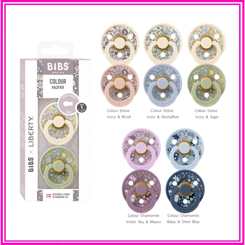 Ti Giả BIBS LIBERTY Đan Mạch Chính Hãng Cho Bé Núm Tròn Chất Liệu Cao ...