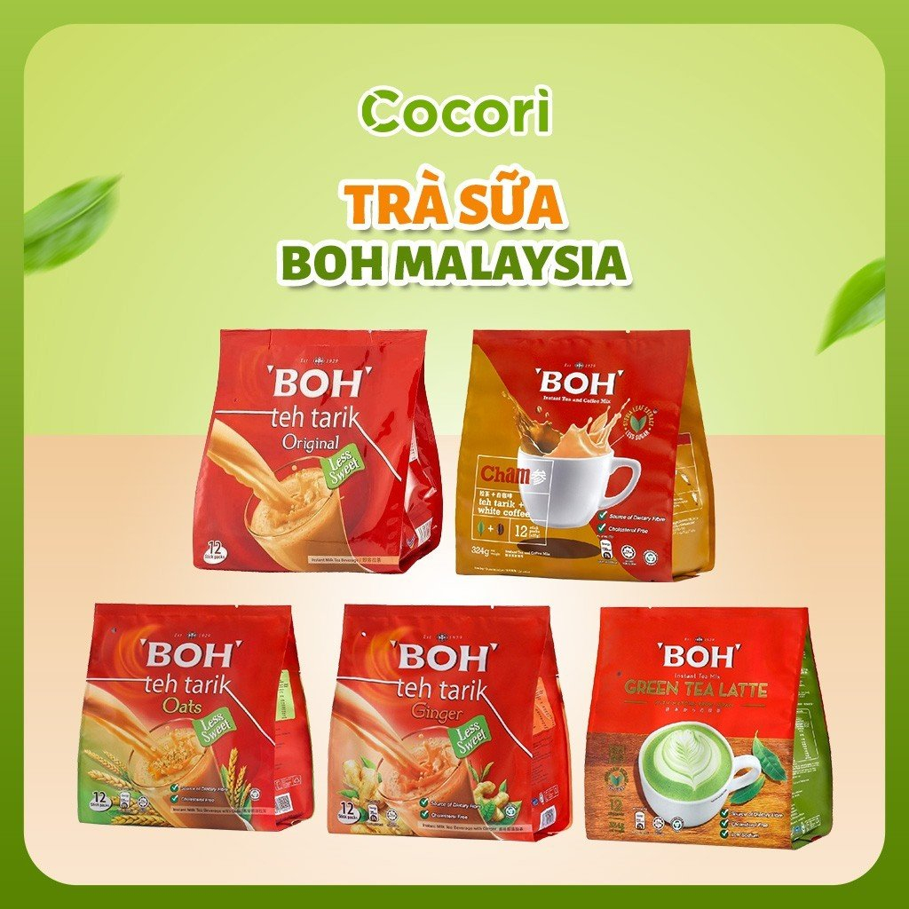 Trà sữa Teh Tarik Malaysia Trà Sữa BOH vị truyền thống, Yến Mạch và Vị ...