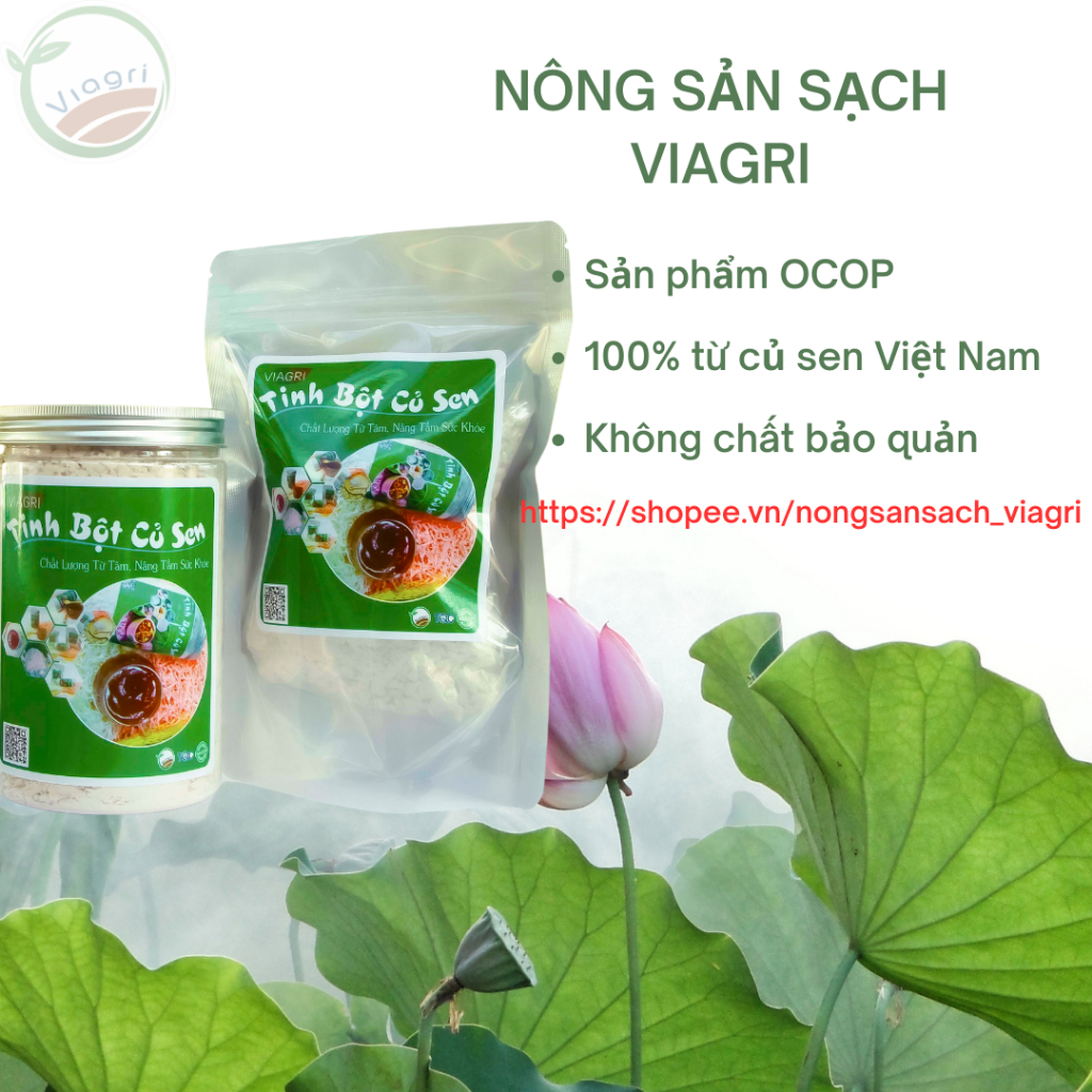 [Món Quà ý Nghĩa] SẢN PHẨM OCCOP VIAGRI, Tinh Bột Củ Sen Tinh Chất 100% ...
