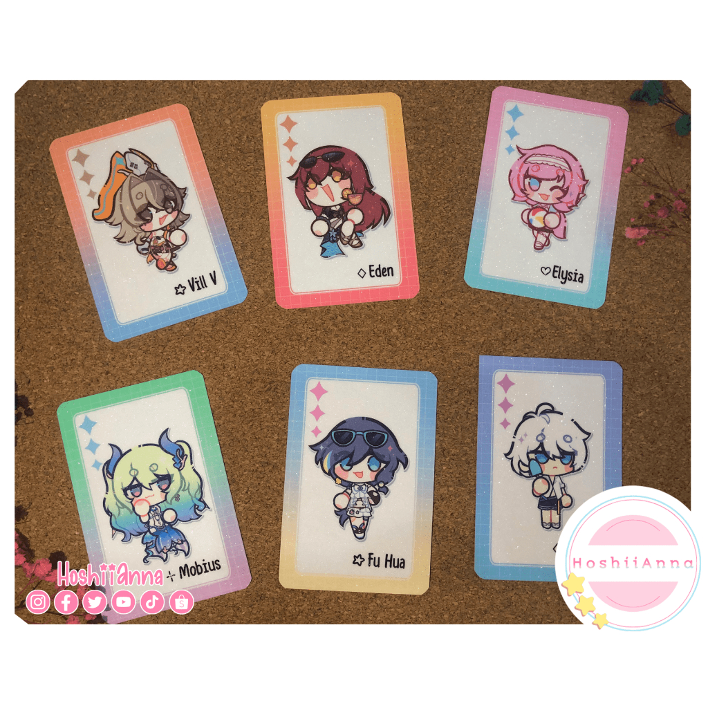 [KHÔNG RESTOCK] Gacha card bo góc 13 Anh Kiệt Trục Hỏa (13 Flamechasers ...