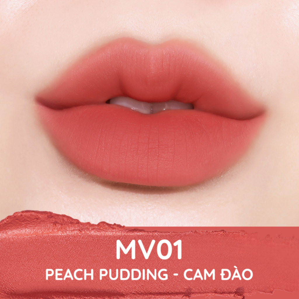 Son Kem Black Rouge Muddish Cushion Velvet Màu MV01, MV02, MV03, MV04, MV05, MV06 34.8g | Shopee ...