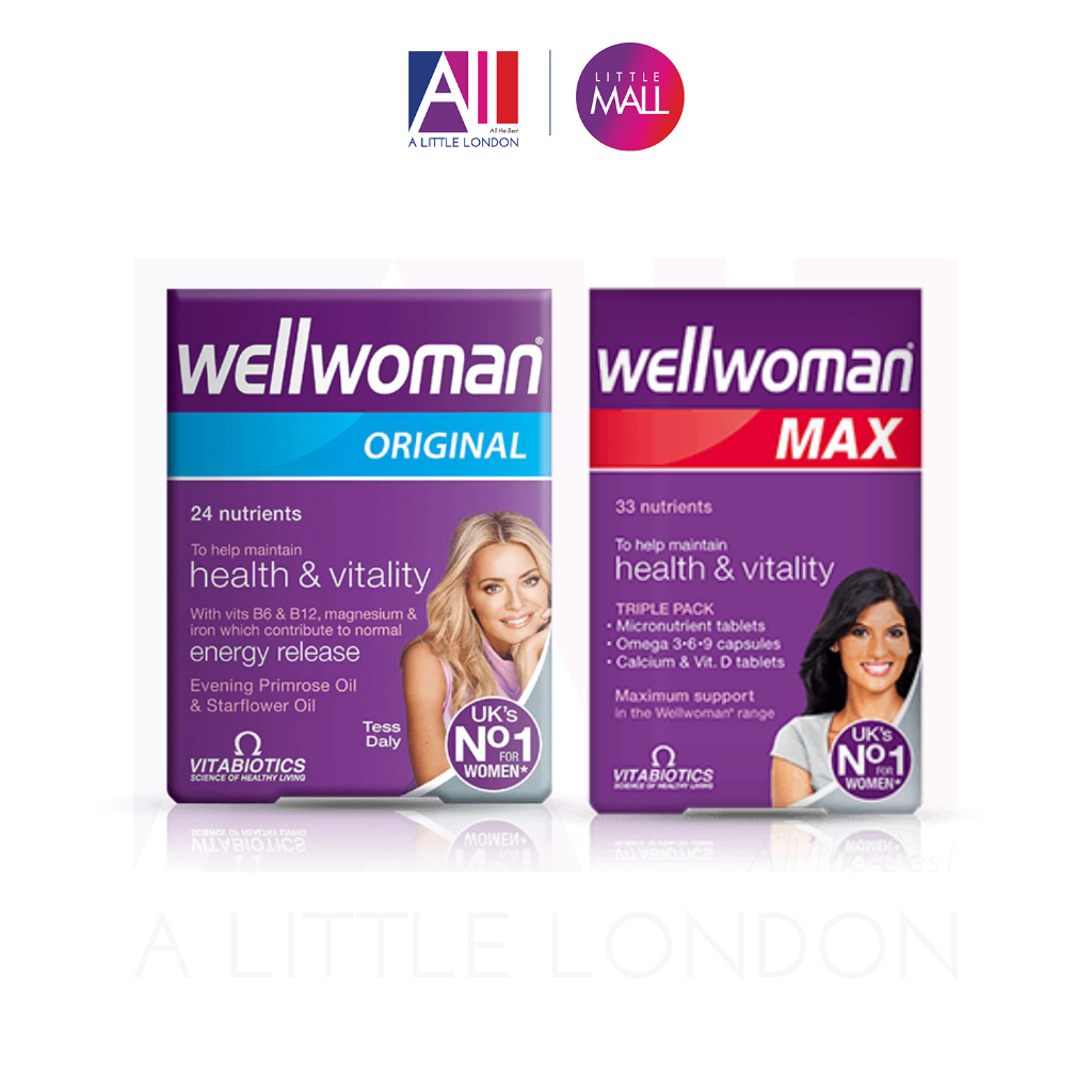 Viên Bổ sung Vitamin cho nữ Vitabiotics Wellwoman Max/Original/50 ...