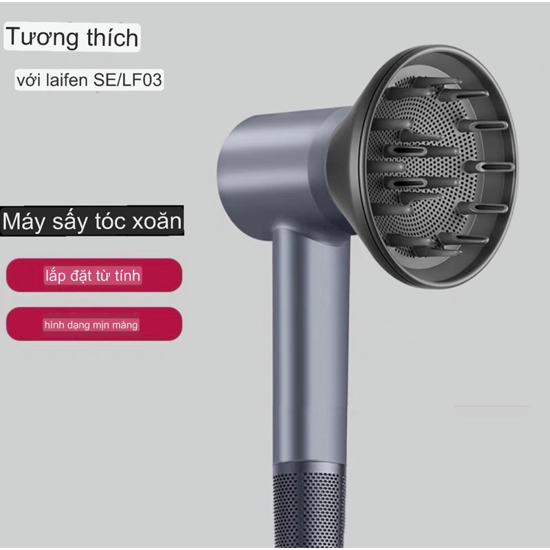 Phụ Kiện máy sấy tóc Laifen LF03 SE - Vòi phun mịn từ tính và Giá treo tường từ tính đủ 5 màu ...