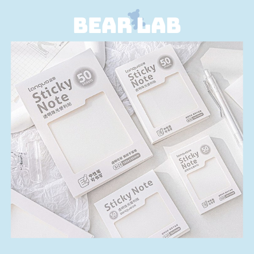 [Languo] Giấy note trong suốt các size | Shopee Việt Nam