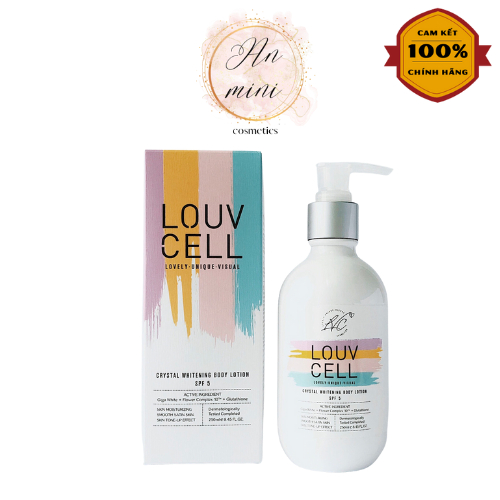 SỮA DƯỠNG TRẮNG DA BODY LOUV CELL CRYSTAL WHITENING BODY LOTION 250ML ...
