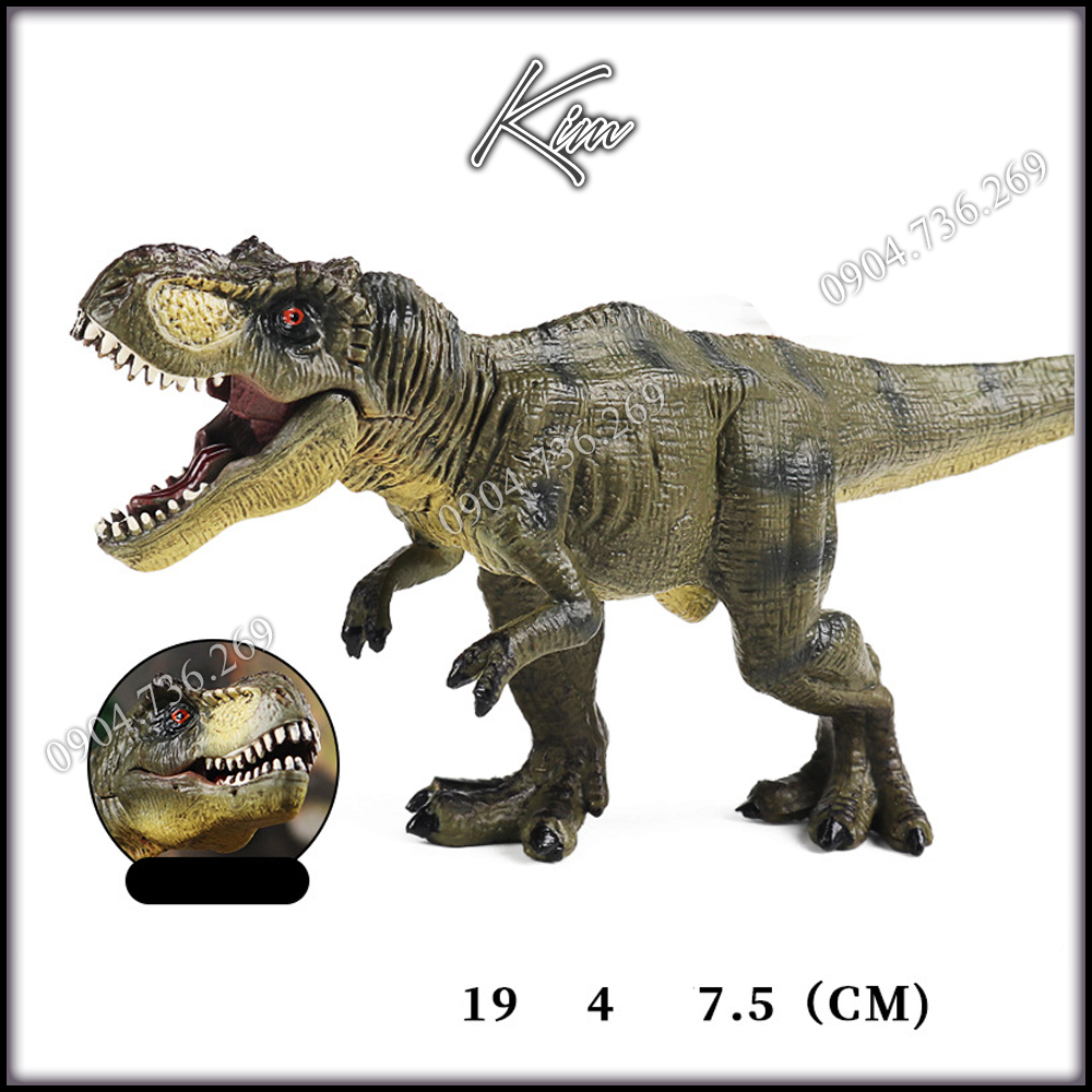 Mô hình khủng long bạo chúa T-rex size 19cm gập được hàm - Chính hãng ...
