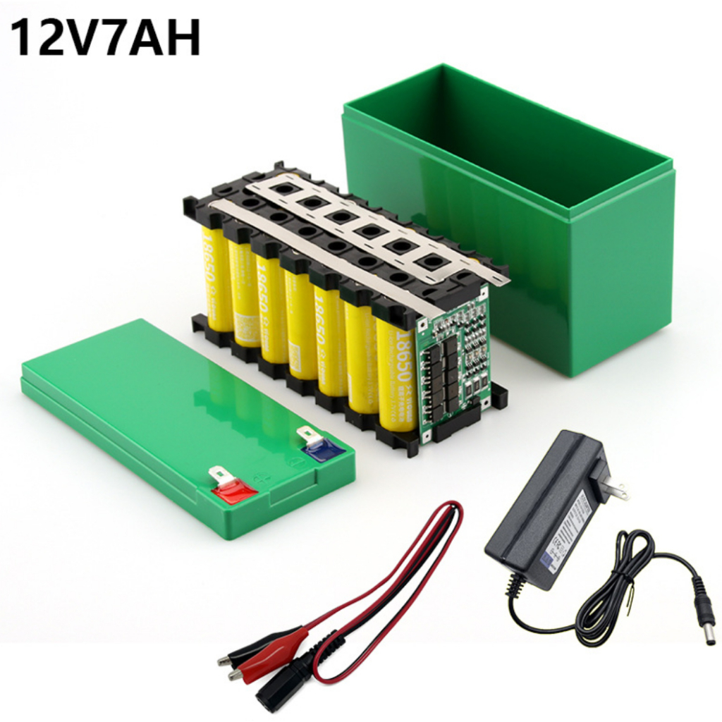 Vỏ hộp nhựa ắc quy lithium dùng pin cell 18650, thay thế bình 12V 24V ...