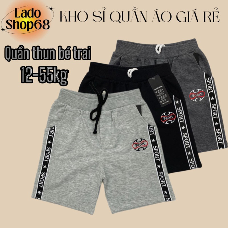 Quần đùi thun mặc nhà bé trai size 15-50kg , quần đùi thun mặc nhà cho bé loại 1 | Shopee Việt Nam