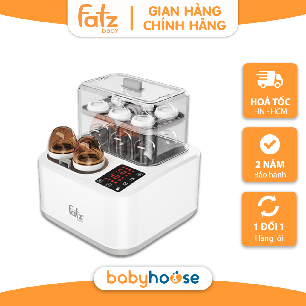 Máy tiệt trùng sấy khô hâm sữa Fatz Baby Captain 2 tích hợp nấu cháo ...