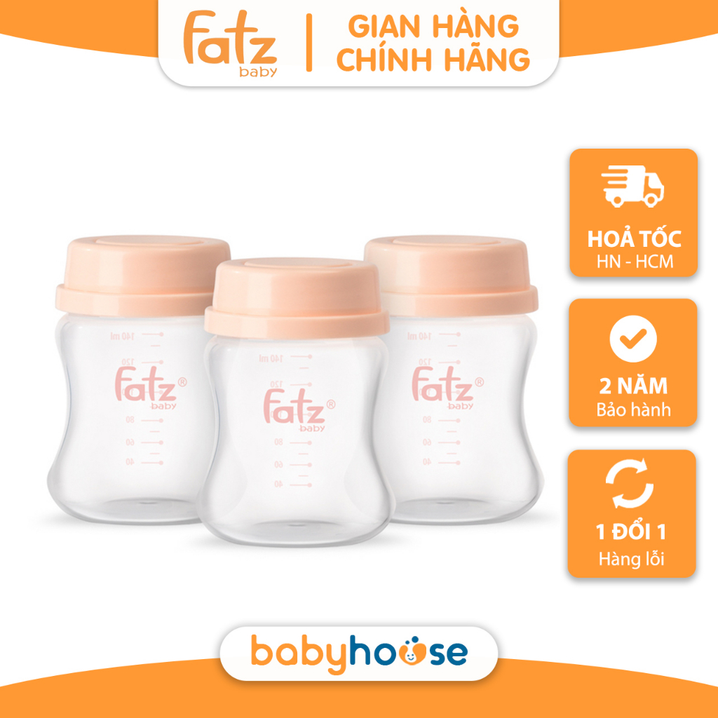 Bình trữ sữa Fatz Baby Store 2 140ml (bộ 3 bình) FB0140VNX FB0140VNH | Shopee Việt Nam