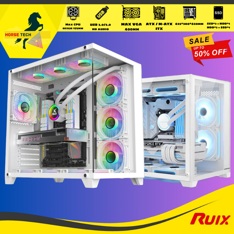 VỎ THÙNG MÁY TÍNH BỂ CÁ SIÊU ĐẸP - RUIX / WJCOOLMAN - ĐỦ KÍCH THƯỚC ...