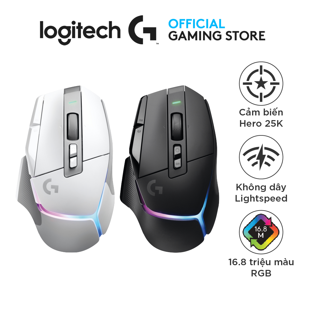 Logitech G502 X PLUS LIGHTSPEED Wireless RGB Gaming Mouse - LIGHTFORCE ...