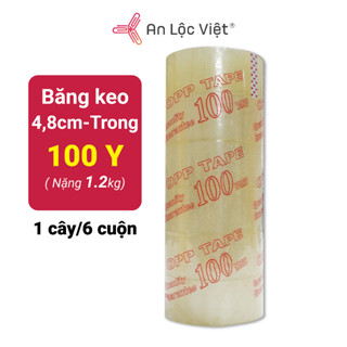 [GIÁ SỐC] Băng Keo, Băng Dính Trong/Đục 4,8cm - 300Y(2,3kg/cây)- 200Y (1,8kg/cây)-100Y (1,2kg ...